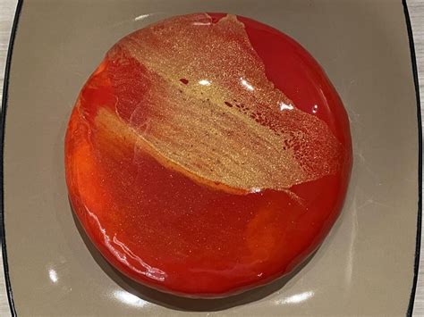 Passion Fruit Mousse Cake With Mirror Glaze Passion Fruit Mousse Cake With Mirror Glaze
