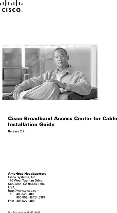 Cisco Systems Broadband Access Installation Manual
