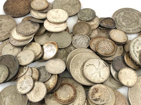 Lot Lot Of Assorted Foreign Silver Coins