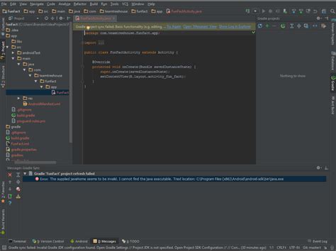 Java Intellij 15 Android Development Error The Supplied Javahome