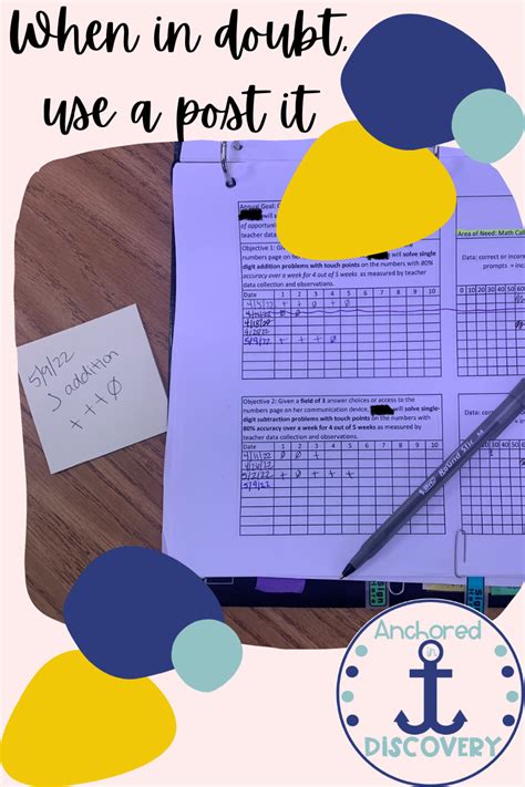 How To Make Effective IEP Goal Data Collection Simple Anchored In Discovery Slug