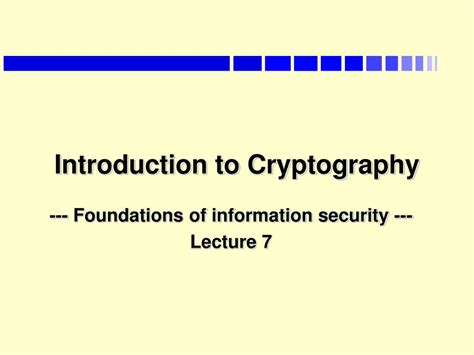 Ppt Introduction To Cryptography Powerpoint Presentation Free Download Id243920
