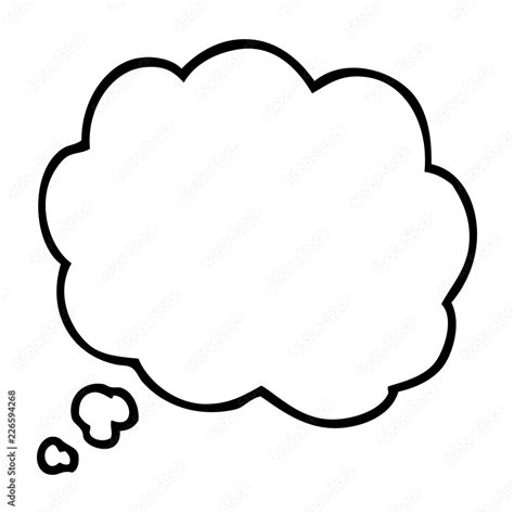 Thinking Bubble Drawing