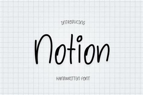 notion font by brown cupple fonts · creative fabrica