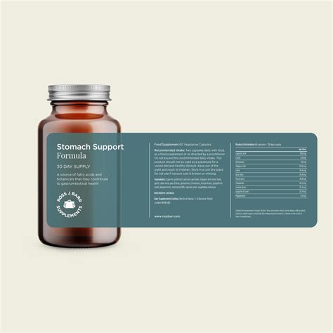 Stomach Support Formula Digestive And Gut Health Support Ross J Barr