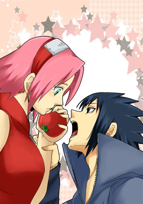 chiroru shimai haruno sakura uchiha sasuke naruto naruto series