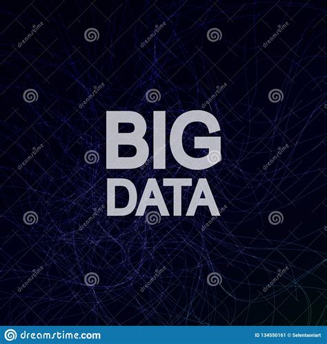 Big Data Visualization Concept Vector Stock Vector Illustration Of Concept Code 134550161