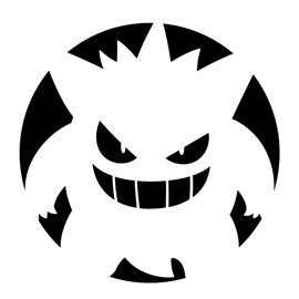 Pokemon Gengar Stencil Free Stencil Gallery