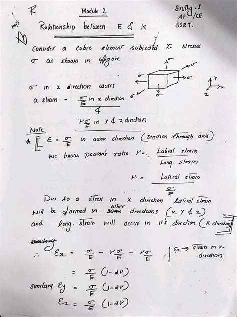 relation between e andk pdf