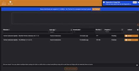 Starfield Vortex Extension Download Is Stuck On Pending And Not Doing