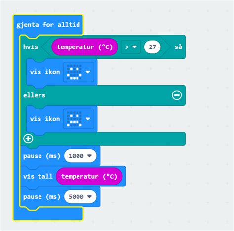 Undervisningsopplegg For Microbit Og Temperatursensor Espens Klasserom