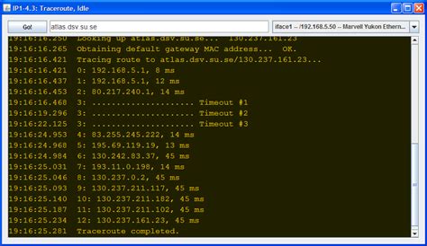 Traceroute And Ping ICMP Traceroute And Ping Based On Jpcap