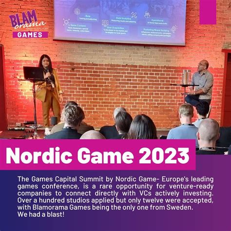 Blamorama Games On Linkedin Nordicgame2023 Gamescapitalsummit Malmö Blamoramagames Gamedev