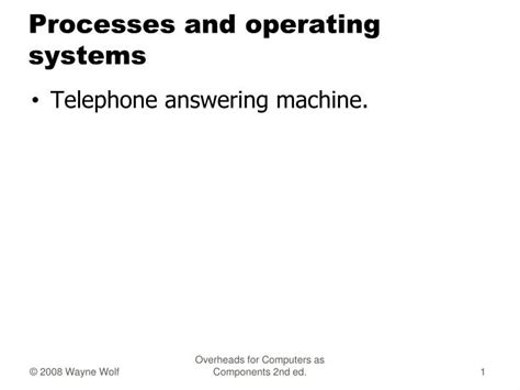 Ppt Processes And Operating Systems Powerpoint Presentation Free