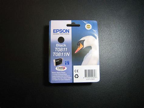 Картридж EPSON T0811 (C13T11114A10) черный для R270/390/RX590/1410 ...