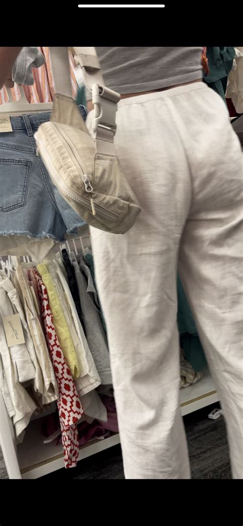 White Pants And Black Thong Vtl See Thru Ass Forum