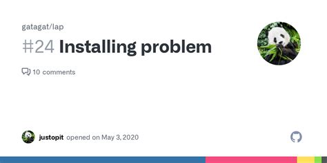 installing problem · issue 24 · gatagat lap · github