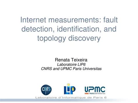 Ppt Internet Measurements Fault Detection Identification And