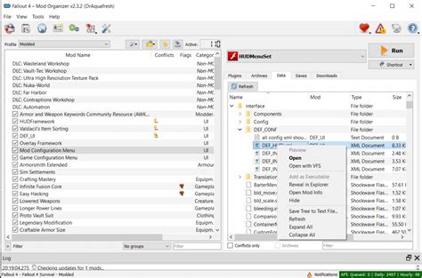 Draq S Clean And Efficient DEF UI Preset 1 Fallout 4 Mod
