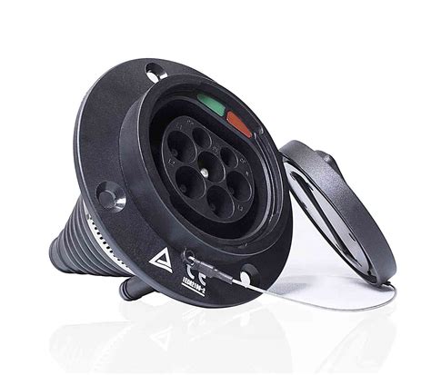 Iec 62196 Type 2 Electric Vehicles Inlet Car Side Socket Iec 62196 2 Ev Charging Socket And