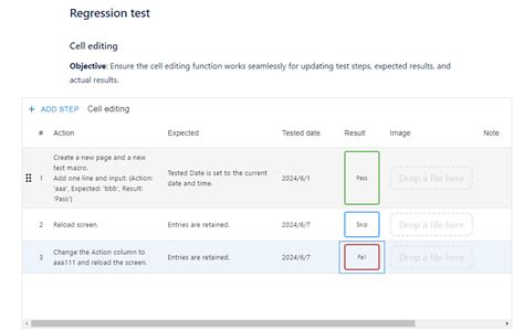 Manual Test Management Method Using Confluence Database By Test