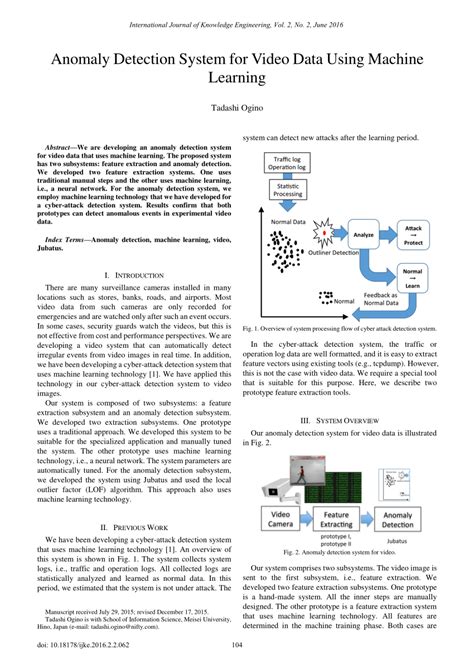 PDF Anomaly Detection System For Video Data Using Machine Learning