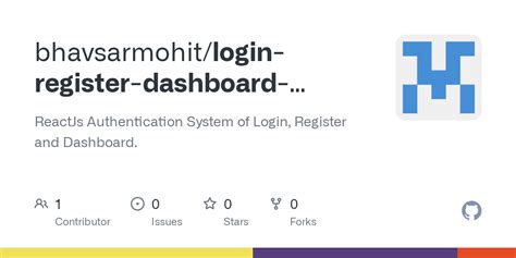 Github Bhavsarmohit Login Register Dashboard Reactjs Reactjs Authentication System Of Login