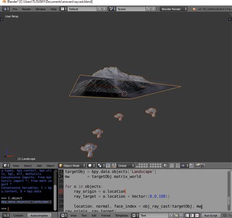 How To Project A Single Xy Coordinate In Z Direction Onto A Specific