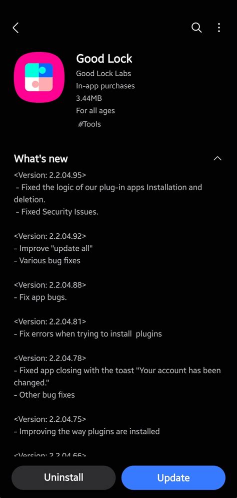 new good lock update rolls out squashing bugs and improving security