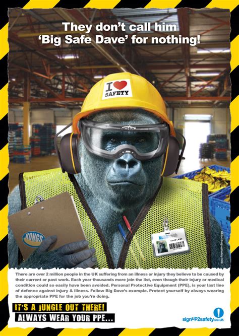 Funny Personal Protective Equipment Ppe Safety And Training Posters