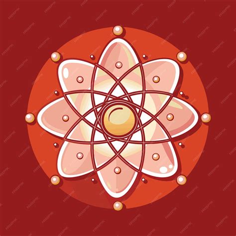 Technology Concept Flat Vector Style Illustration Featuring Quantum Computing Design Elements