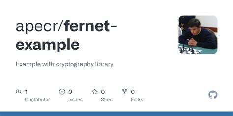 Github Apecrfernet Example Example With Cryptography Library