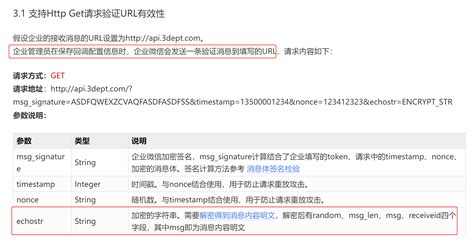 企业微信回调接收消息与事件的接口时，echostr值为空，导致用sha1算法生成安全签名报错？ 开发者社区 企业微信开发者中心
