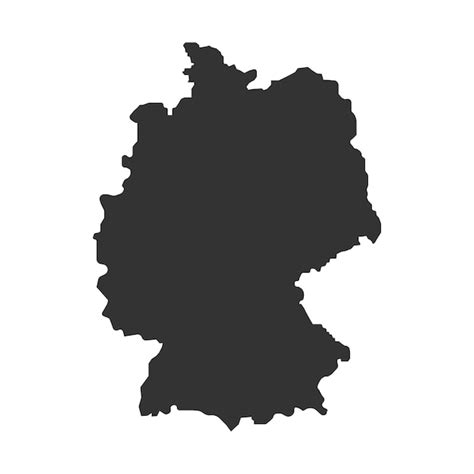 German Map Logo Premium Vector