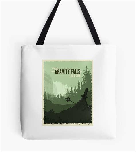 Visit Gravity Falls Poster Tote Bag