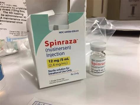 Spinraza Nusinersen Injection 12mg 5ml Strength 12 Gm 5 Ml At ₹ 12300 Box In Vadodara