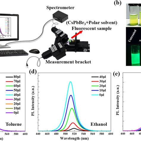 A Schematic Diagram Of The Experimental Setup For The Fluorescent
