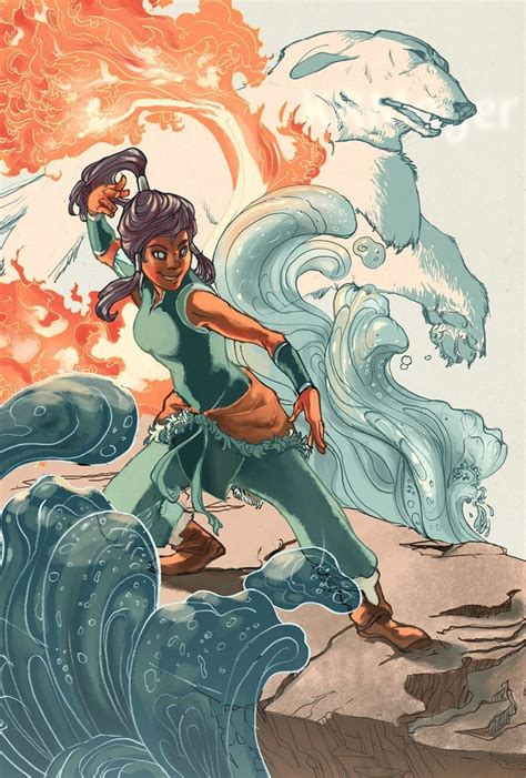 Legend Of Korra Fan Art Print Poster Etsy