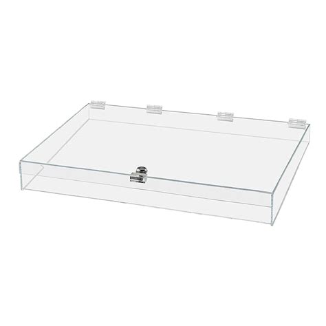 Buy Marketing Holders 24w X 18d X 375h Rectangular Locking Countertop Tray Jewelry Display