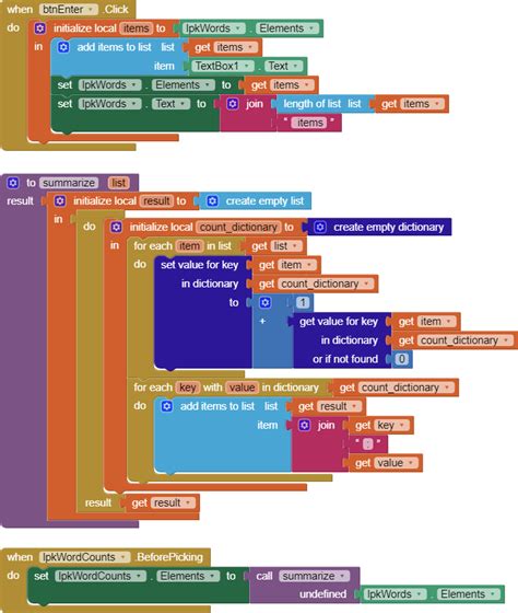 Count The Occurrences Of Items In A List Or Listview App Showcase