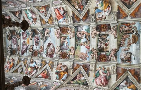 Sistine Chapel Michelangelo Self Portrait