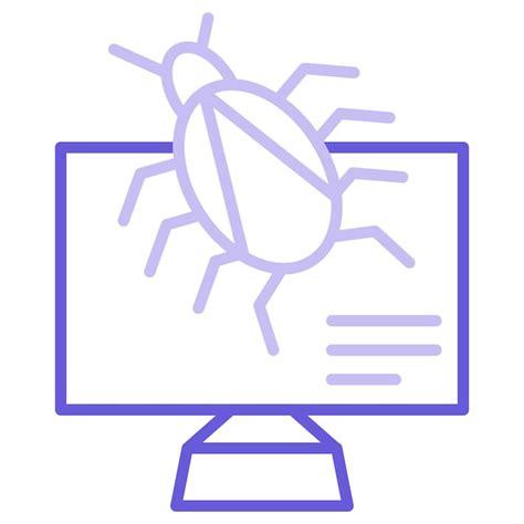 Premium Vector Computer Bug Vector Illustration