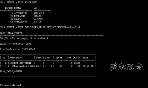 Oracle Sqlplan 执行计划vsqlplan Csdn博客