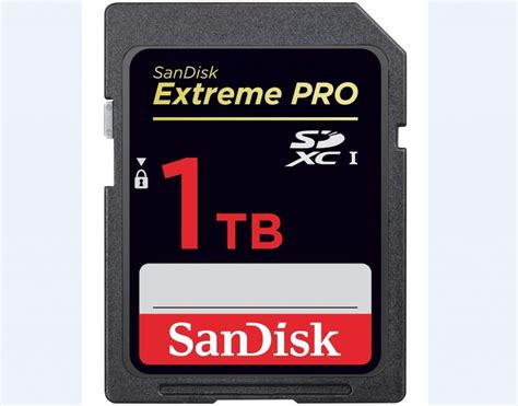 Sandisk Unveils First Ever One Terabyte Memory Card