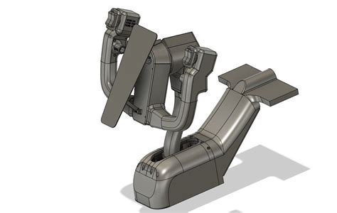Diy 3d Print Flight Sim Yoke Kit Joystick Potentiometer Version 3d Model 3d Printable Cgtrader