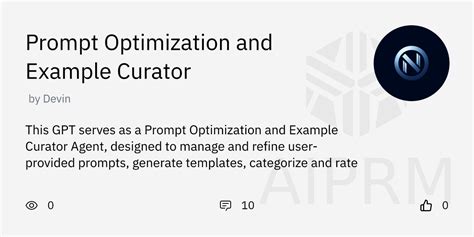 Gpt Prompt Optimization And Example Curator By Devin Aiprm For Chatgpt