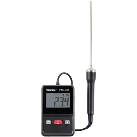 Voltcraft Ptm200 Probe Thermometer Temperature Reading Range 200 Up To 200 °c Rapid Electronics