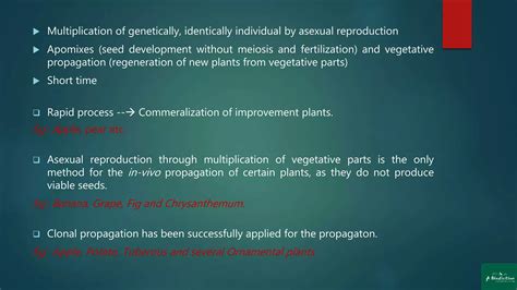 Clonal Propagation Introduction Techniques Factors Applications And