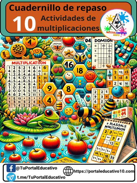 Cuadernillo Repaso De Las Multiplicaciones Portaleducativo10 Pdf