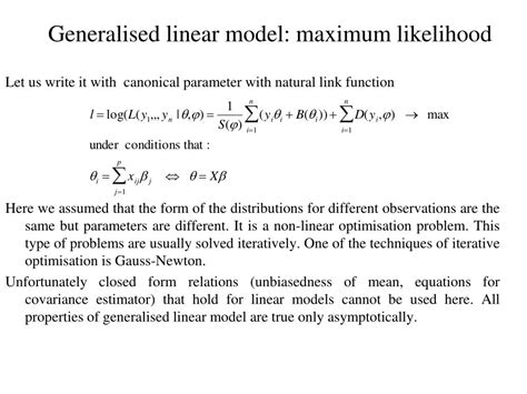 Ppt Generalised Linear Models Powerpoint Presentation Free Download